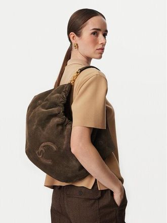 Coccinelle Handtasche V5G Coccinellesmash Suede Bim E1 V5G 11 02 01 Khakifarben