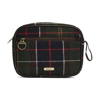 Barbour Ikonic Tartan Beauty Case von Allowhay - - Bags - Damen - Gr&uuml;n - ONE SIZE