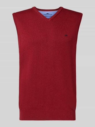 Fynch-Hatton Pullunder mit Logo-Detail Modell Slipover Superfine