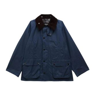 Barbour Femme, Vestes, Bleu, Taille: 42 FR Bedale Wax Jacket