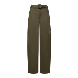 Self Portrait Loose-fit Jeans - Femme - Jeans - Vert - Taille: W25