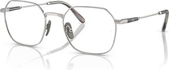 Ray-Ban Jim Titanium Optics Silber Fassung Klar Glas Polarisiert 53-20