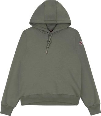 Colmar Homme, Sweatshirts et sweats à capuche, Vert, Taille: L Cotton Sweat à capuche
