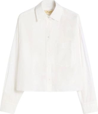 Max Mara Femme, Blouses et Chemises, Blanc, Taille: 40 FR Wkdeden Cropped Shirt