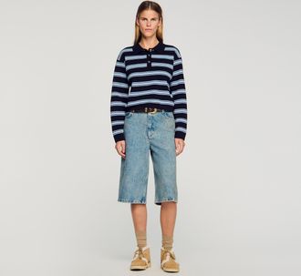 Sandro Pull polo à rayures