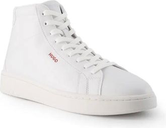 HUGO BOSS Herren High Top Sneaker wei&szlig; Synthetik