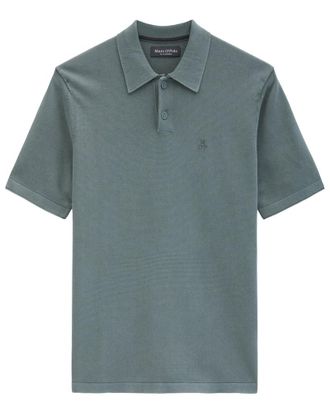 Marc O'Polo Strick-Poloshirt aus Bio-Baumwolle, Regular Fit in