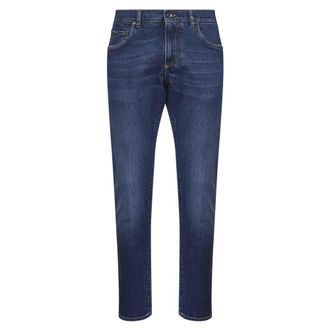 Dolce & Gabbana Slim-fit Stretch-Baumwolljeans - - Jeans - Herren - Blau - 4XL