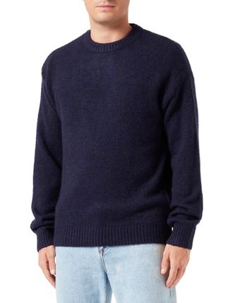 Jack & Jones Jack & Jones Herren Jorollie Knit Crew Neck Sn,Total Eclipse,XL