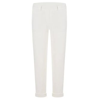 Cambio Techno Pique Umschlaghose - - Trousers - Damen - Beige - XS