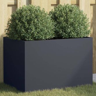 vidaXL Vidaxl - Jardini&egrave;re anthracite 62x40x39 cm acier lamin&eacute; &agrave; froid