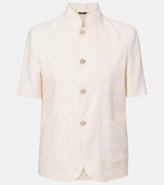 Loro Piana Chemise en lin et laine