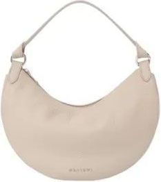 Orciani Crossbody Bags - Crescent-Shaped Handbag In Smooth Leather - Gr. unisize - in Beige - für Damen