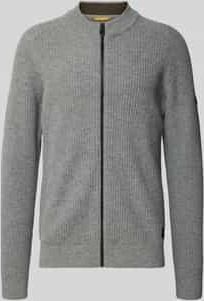 Camel Active Strickjacke mit Reißverschluss