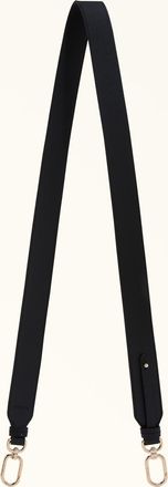 Furla And I Schulterriemen Nero Schwarz Claris Lux-kalbsleder Mit Intarsie Damen