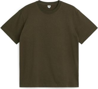 Arket Lockeres T-Shirt 220 GSM -Gr&uuml;n