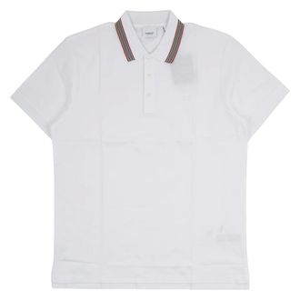 Burberry Homme, Tops, Blanc, Taille: XL Pierson Polo