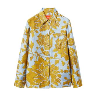 La DoubleJ Femme, Blouses et Chemises, Jaune, Taille: 38 FR Chemise Gar&ccedil;on