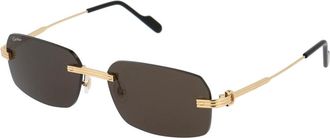 Cartier Ct0271S Sonnenbrille - - Accessories - unisex - Gelb - 58 MM