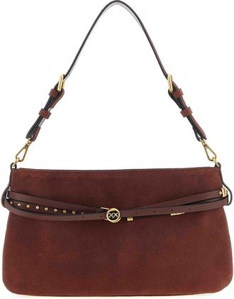 Pinko Sac Port&eacute; &Eacute;paule - Rouge Brun