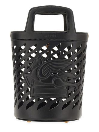 Etro Coffee Shoulder Bag - Black
