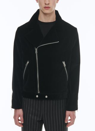 Fursac Blouson en velours palatine - Taille XL - Homme