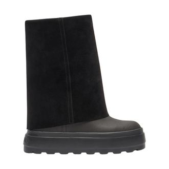 Casadei Nomad Stiefel mit umgeschlagenem Schaft - - Shoes - Damen - Schwarzk - 40 EU