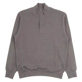 Herno Homme, Pulls, Gris, Taille: M Pull &agrave; Col Montant C&ocirc;tel&eacute;