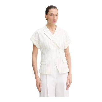 Twinset Femme, Vestes, Blanc, Taille: 38 FR Giacca blazer