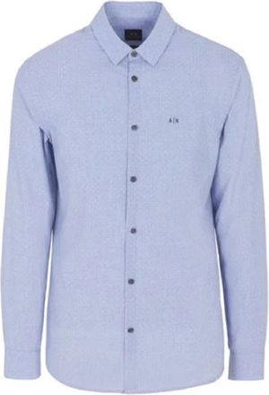 A|X Armani Exchange Homme, Chemises, Bleu, Taille: XS Shirt