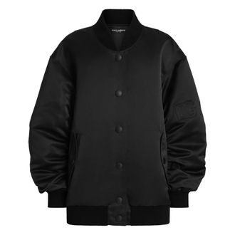 Dolce & Gabbana Schwarze Jacke - - Jackets - Damen - Schwarzk - 2XS