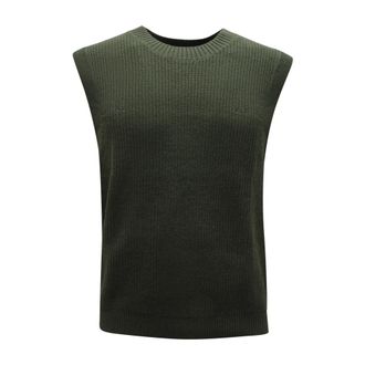 Sun 68 Gilet Big Knit - - Knitwear - Herren - Gr&uuml;n - XL