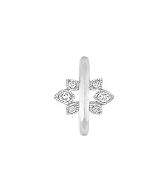 Stone Paris Mini Cr&eacute;ole Nude Or Blanc Diamants (Vendue &agrave; lunit&eacute;)