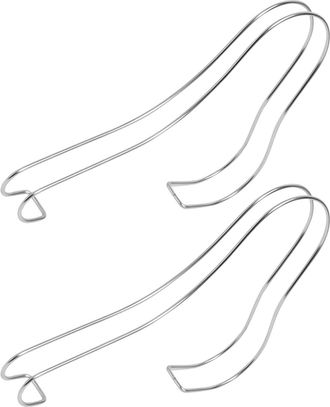 BESPORTBLE 2 St&uuml;ck Edelstahl Schuh Display St&auml;nder Schuhst&uuml;tze mit Ergonomischer Form f&uuml;r Damenschuhe Vielseitig f&uuml;r Laden Zuhause Ausstellungen Platzsparend und