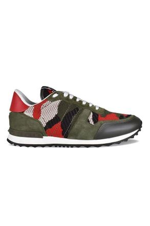 Valentino Garavani Low-Top Sneaker - Rockrunner Sneakers - Gr. 42,5 (EU) - in Grau - f&uuml;r Damen