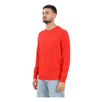 Tommy Hilfiger Homme, Pulls, Rouge, Taille: XL Maille ras du cou