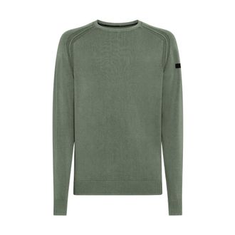 Roberto Ricci Design Techno Wash Round 14 Knit - - Knitwear - Herren - Gr&uuml;n - 2XL