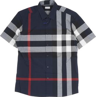 Burberry Homme, Chemises, Multicolore, Taille: L Short Sleeve Chemises