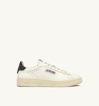 Autry BASKETS DALLAS LOW EN CUIR BLANC ET SPACE