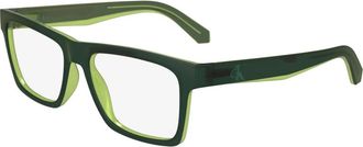Calvin Klein Homme, Accessoires, Vert, Taille: 55 MM Lunettes de mode Ckj24617 en Bleu