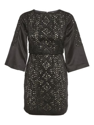 Maje robe mi-longue zipp&eacute;e - Noir