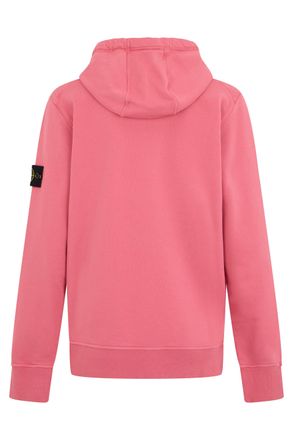 Stone Island Mens Hoodie Geranium Cotton Jumpers Sweater