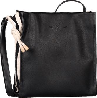 Tom Tailor Kama Damen Umhängetasche Crossbody Bag Mittelgroß Schwarz