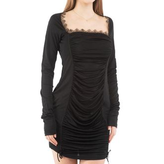 Moschino Womens Black Viscose Cocktail Dress