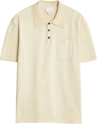 A.P.C. A.p.c., Homme, Tops, Beige, Taille: M Colin Polo