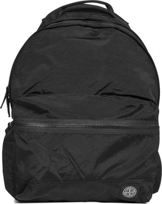 Stone Island Homme, Sacs, Noir, Taille: ONE Size Sac &agrave; dos Patch Compass