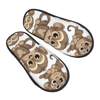 Generic Classiques Pantoufles &agrave; Hiver impression de fond Chausson Maison Antid&eacute;rapant Chaussons Femme pour Adulte Int&eacute;rieur Hiver L