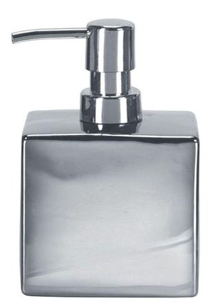 Kleine Wolke 5065124854 Seifenspender Glamour, Silber