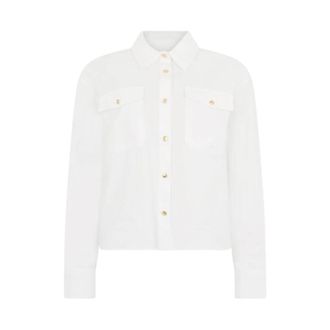 Roberto Cavalli Klassisches Hemd mit Schnitt - - Blouses & Shirts - Damen - Beige - XL