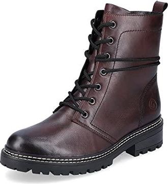 Remonte Femme Bottines D0B75, Dame Bottes de Motard,Semelle intérieure Amovible,Botte de Motard,fourré,Botte dhiver,Bottes,Rot,41 EU / 7.5 UK